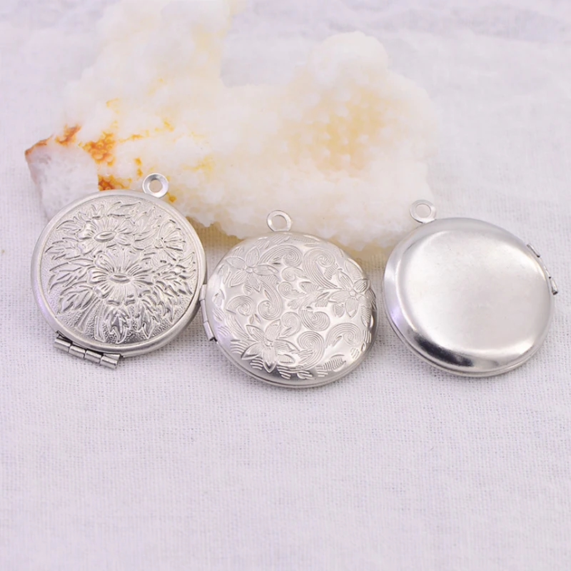 Stainless Steel Charms Locket Necklaces | Stainless Steel Photo Frame ...