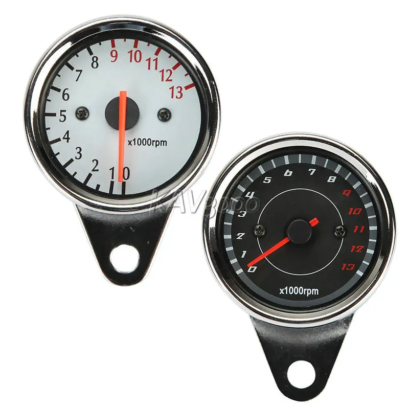 LED-Backlight-Universal-Motorcycle-Tachometer-Meter-Tachometer-Gauge ...