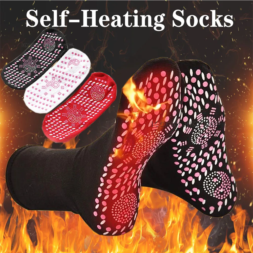Magnetic-Socks-Unisex-Self-Heating-Health-Care-Socks-Tourmaline ...
