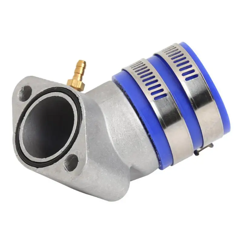 Aluminum 30mm Carburetor Frosted Intake Pipe Adapter Manifold Interface ...