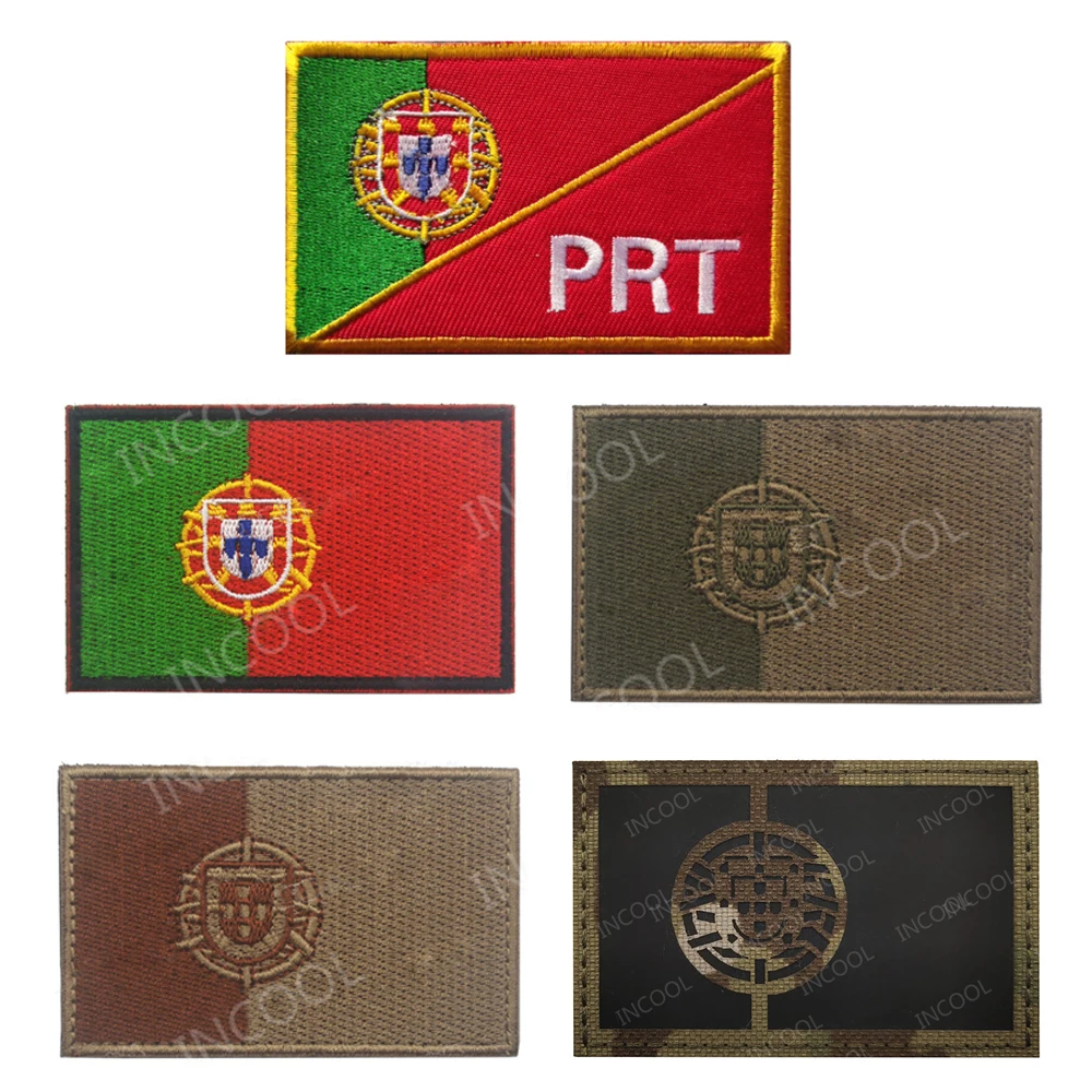 3D-Embroidery-Patch-Portugal-Flag-Military-Green-IR-Reflective-Patch-Tactical-Emblem-Badges ...