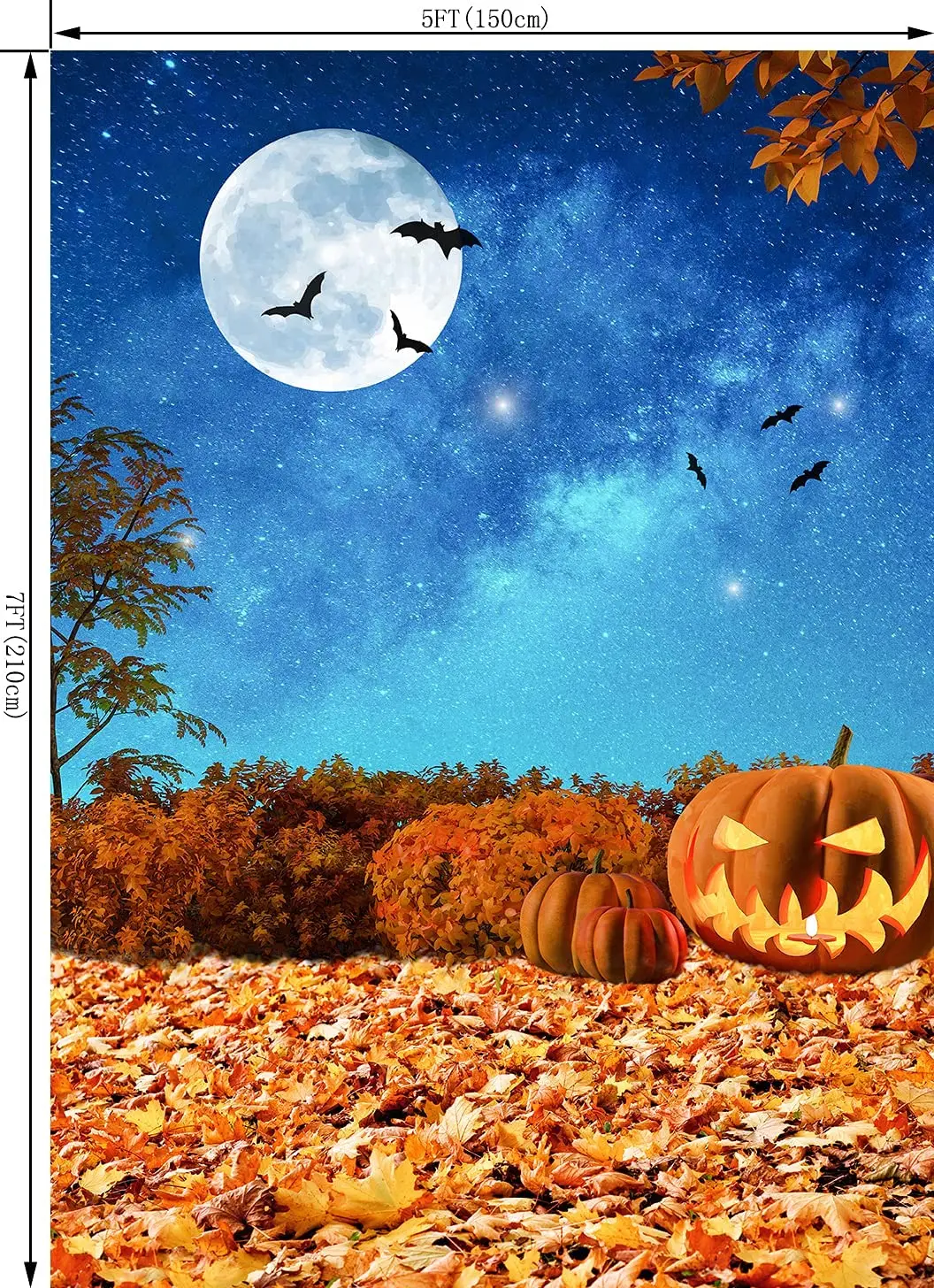Spooky Leaves Halloween