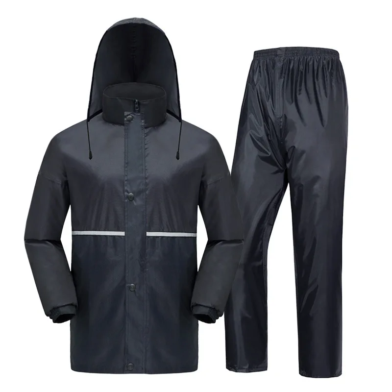 Traje impermeable para exteriores para hombre y mujer, chaqueta ...