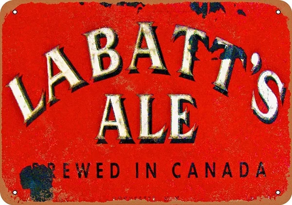 Labatt's Ale Tin Sign art wall decoration,iron painting|Plaques & Signs ...