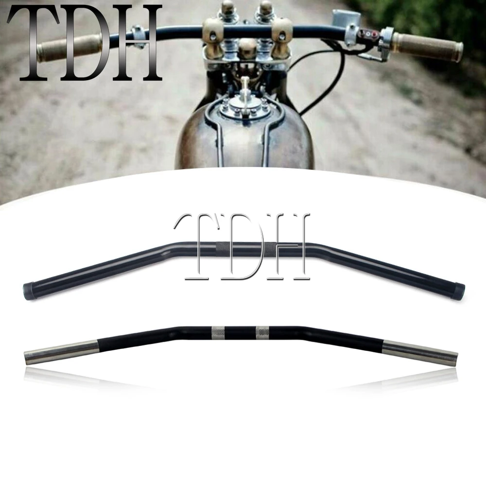 Old School Retro Zero Drag Bar 25mm 1" Handlebar Handle Bar Cafe Racer ...