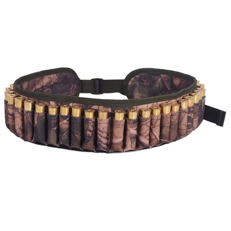 Tactical 30 Rounds Bandolier Belt 12 Gauge Cartridge Pouch Airsoft ...