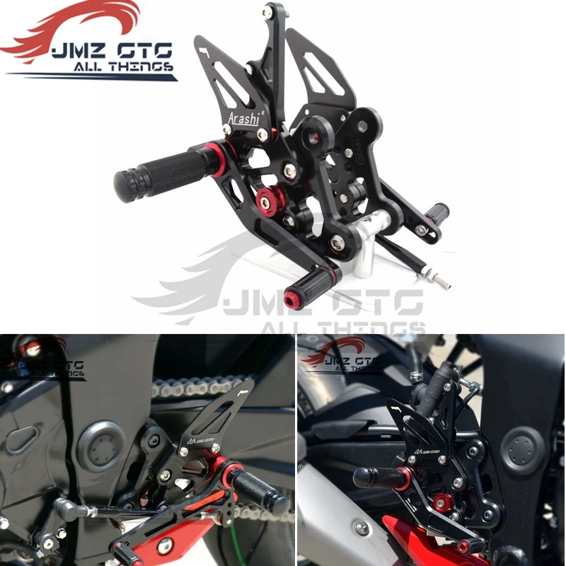 Motorcycle-CNC-Adjustable-Rear-Set-Rearsets-Footrest-Foot-Rest-For ...