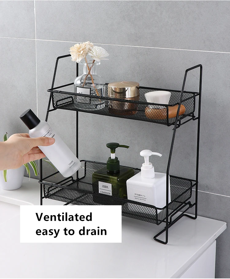 Desktop Double Layer Storage Rack