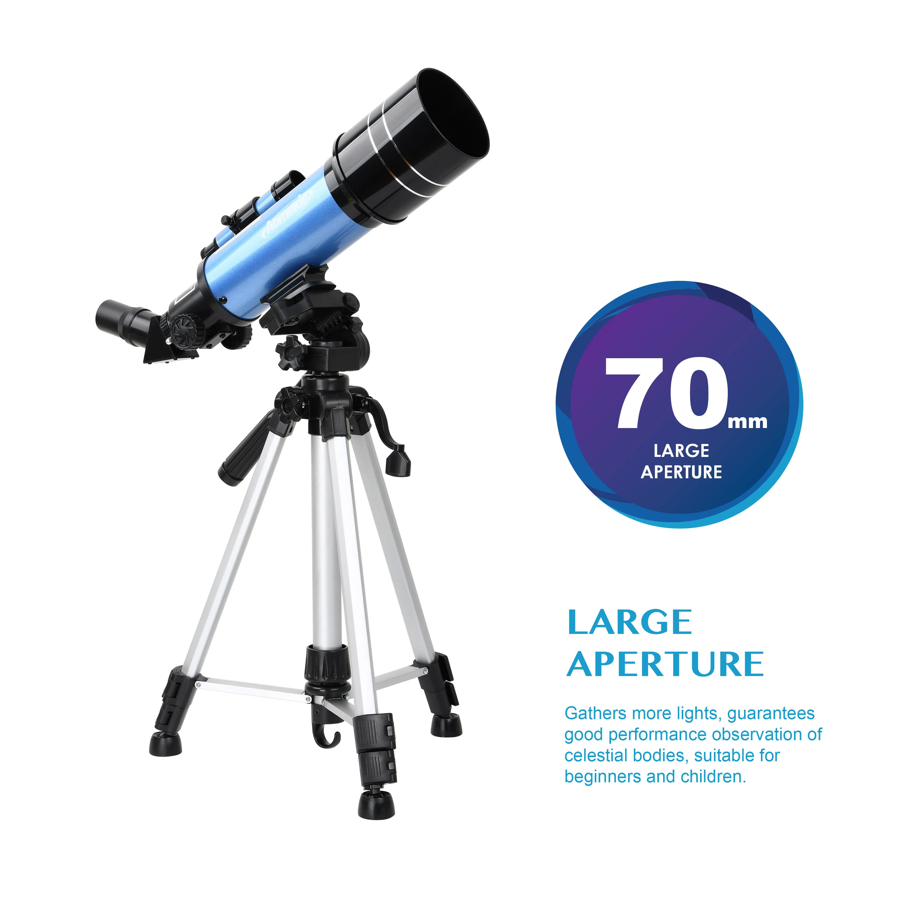 Powerful 40070 HD Professional Astronomical Telescope With High Tripod ...
