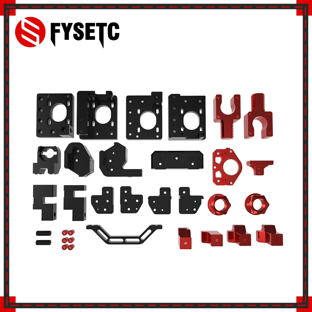 Pre-sale-FYSETC-Voron-V0-1-Corexy-3D-Printer-Frame-Kit-Black-Red-CNC ...