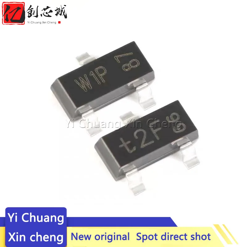 Nouveau Transistor Smd, 100 Pièces, W1p T2f Sot23 - Semi-conducteurs ...