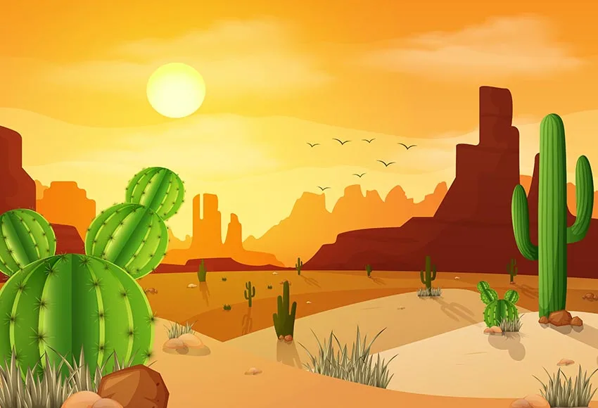 Desert-cartoon-photo-backgrounds-fotografia-vinyl-kid-photo-shot ...