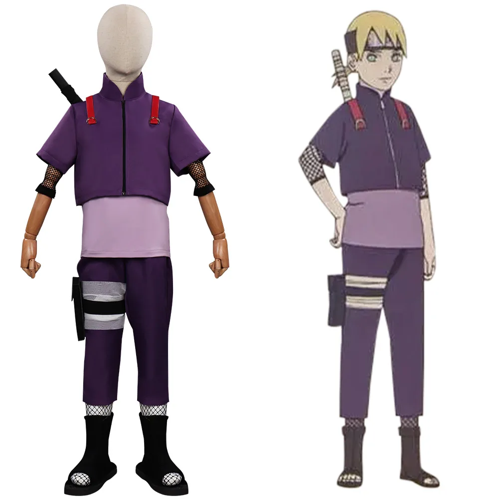 BORUTO Yamanaka Inojin Cosplay Costume Outfits Kids Children Halloween ...