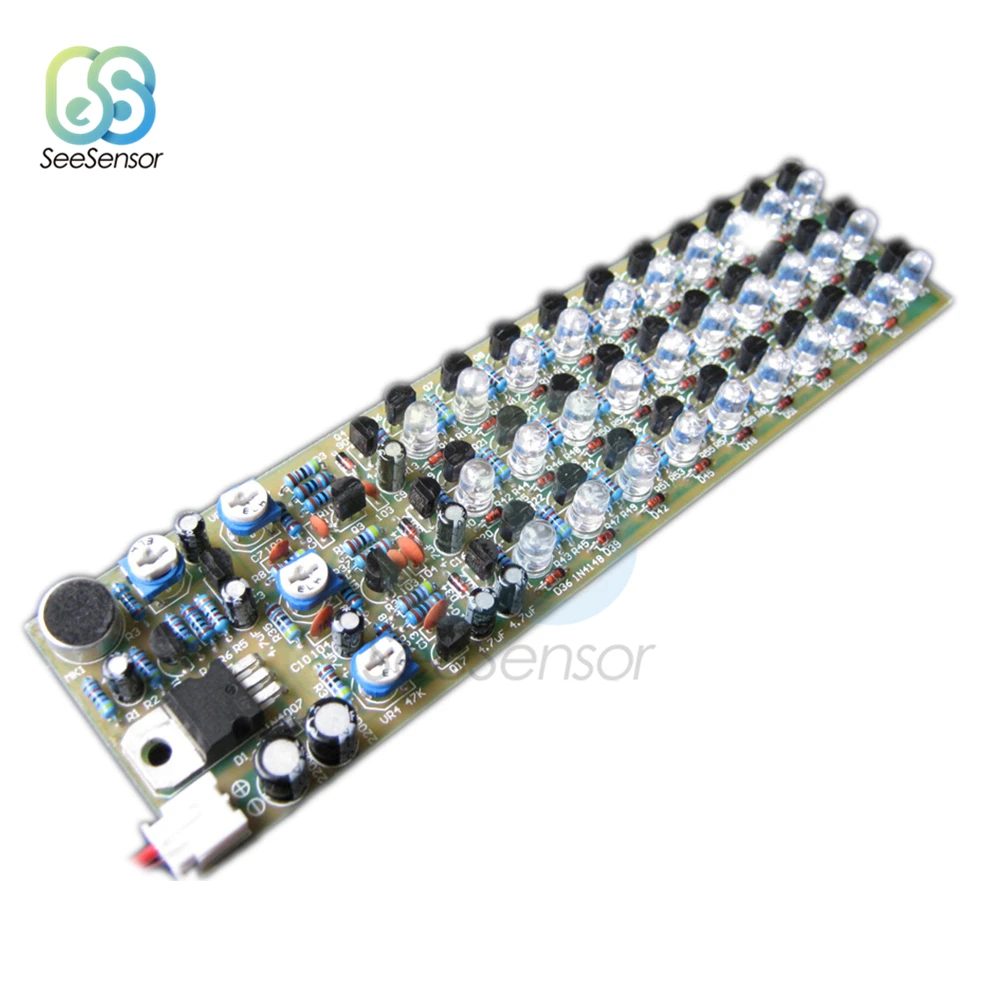 RGB Voice Control Level Indicator Sound Level Indicator Module ...