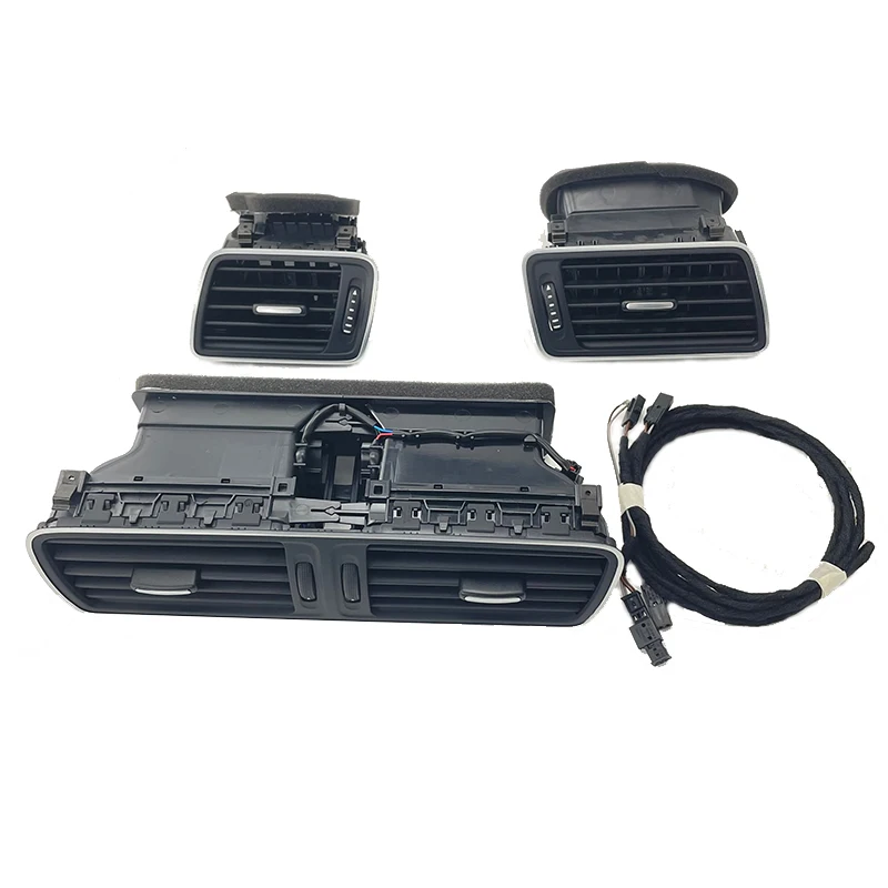 3 PCS/sets Car Center Console Air Condition Vents For Passat B6 B7 CC ...