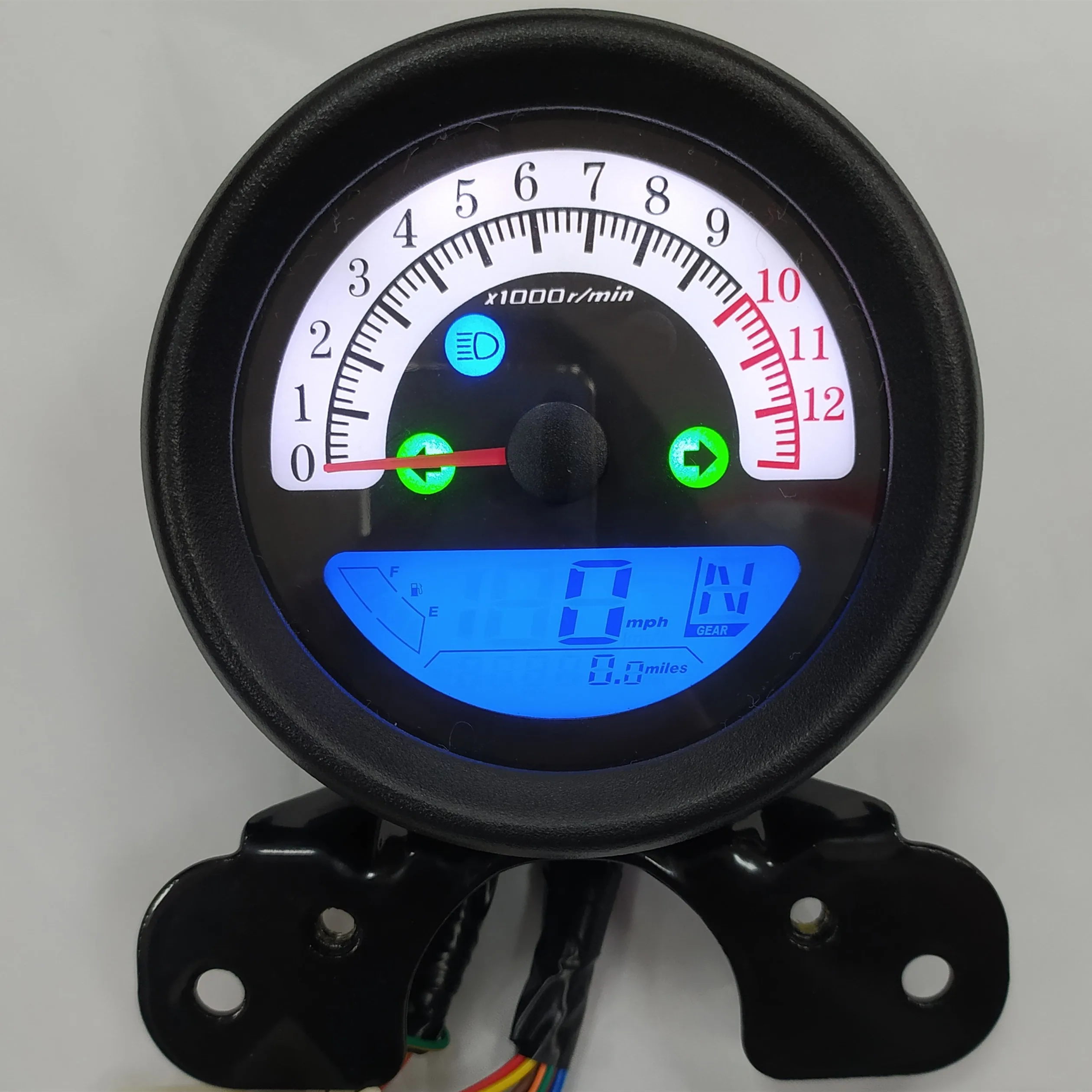 Universal Motorcycle Meter High quality Speedometer Odometer Adjustable ...
