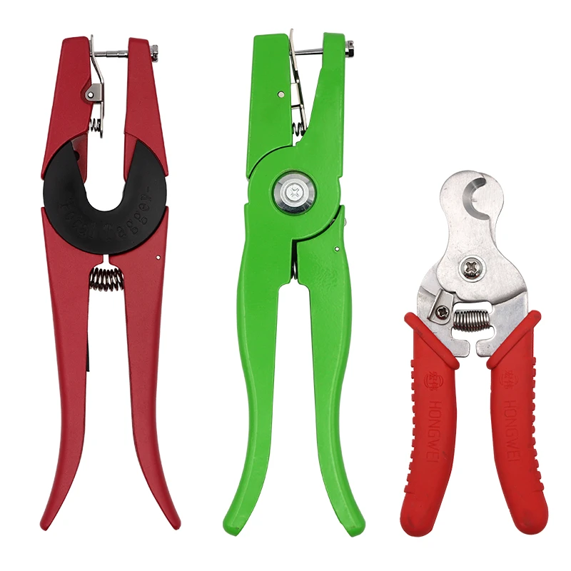 1Pcs Ear Tag Clamp & Cutter Pliers Tag Applicators Farm Animal Metal ...