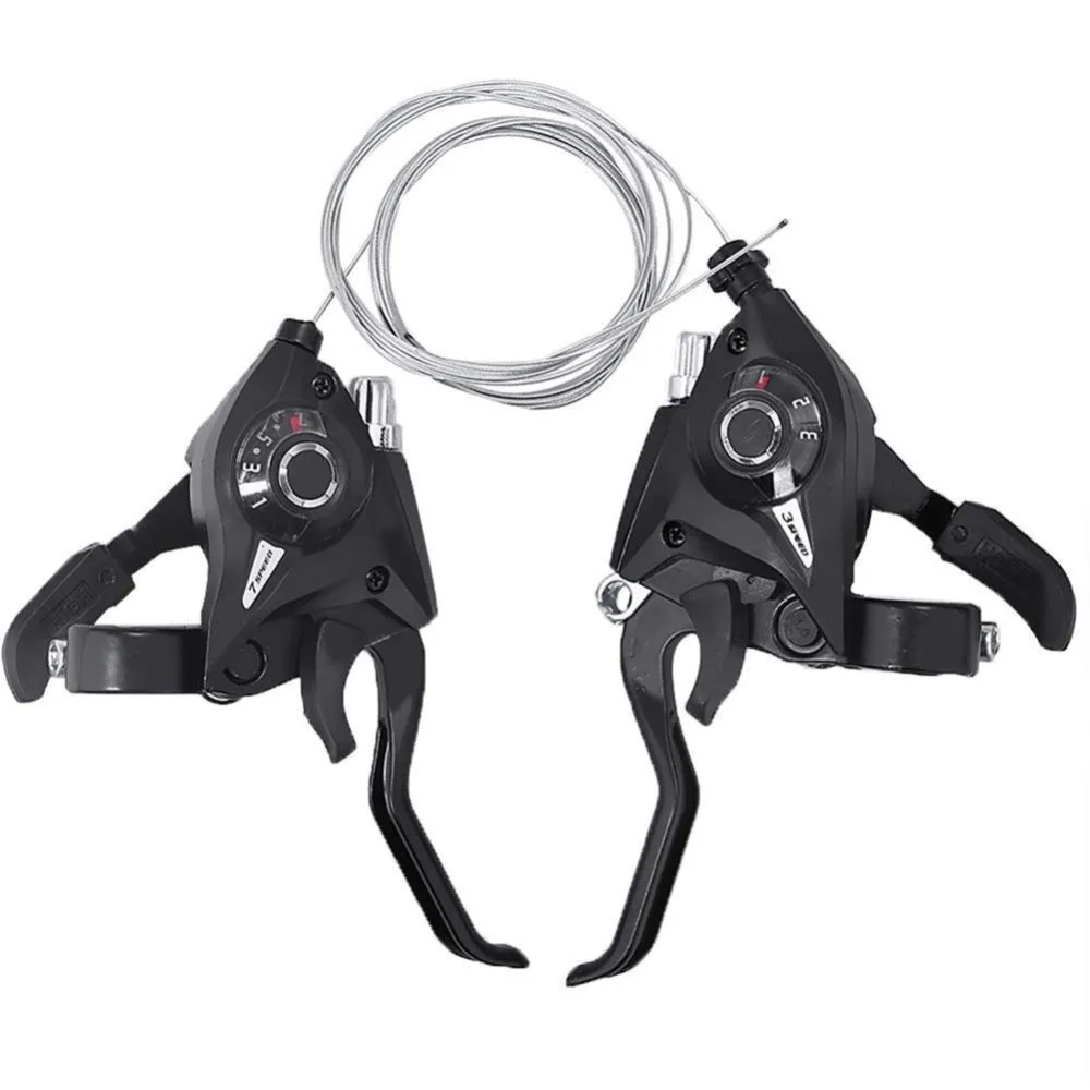 3x7-21-Speed-Bicycle-Shifter-Levers-Brake-Cycling-Disc-Handle-Brake ...