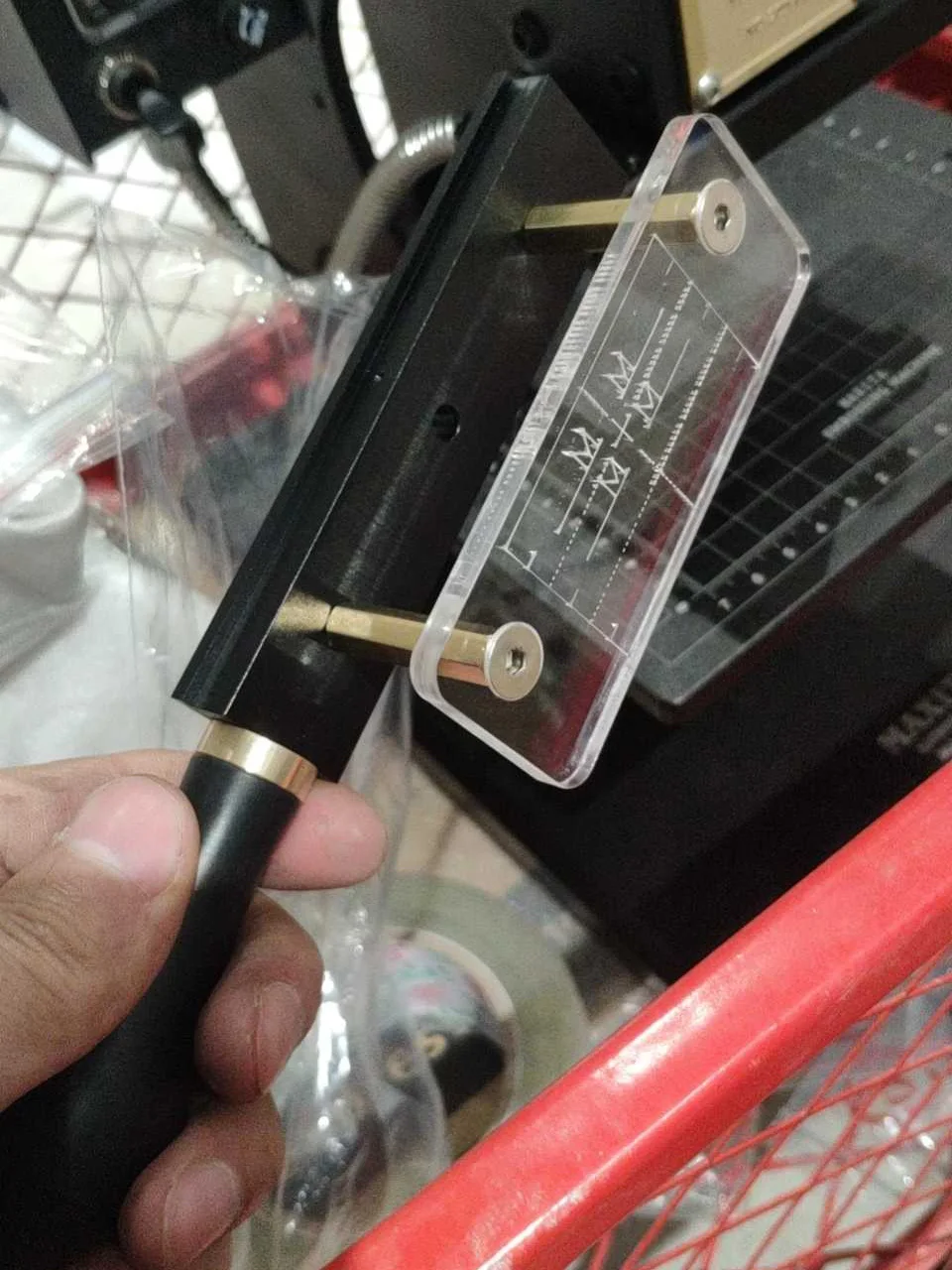 MAXITA No.3 Acrylic Precise Positioning Press Logo Fixture fit to EC 27 ...