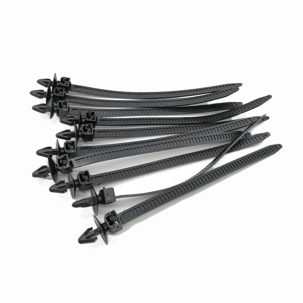 100PCS-Car-Cable-Wire-Tie-Fastening-Ties-Clip-Strap-Retainer-Auto ...