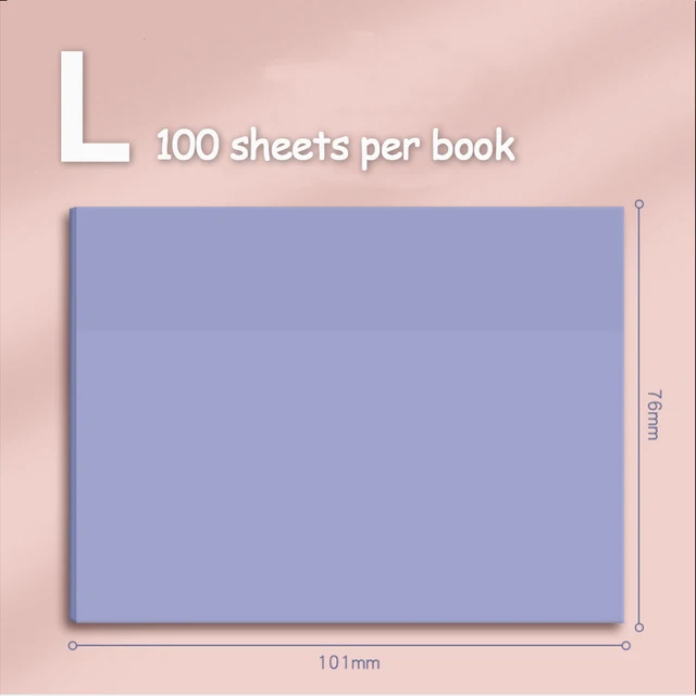 Waterproof Transparent Sticky Note Pads | Self-Adhesive Memo Paper for ...
