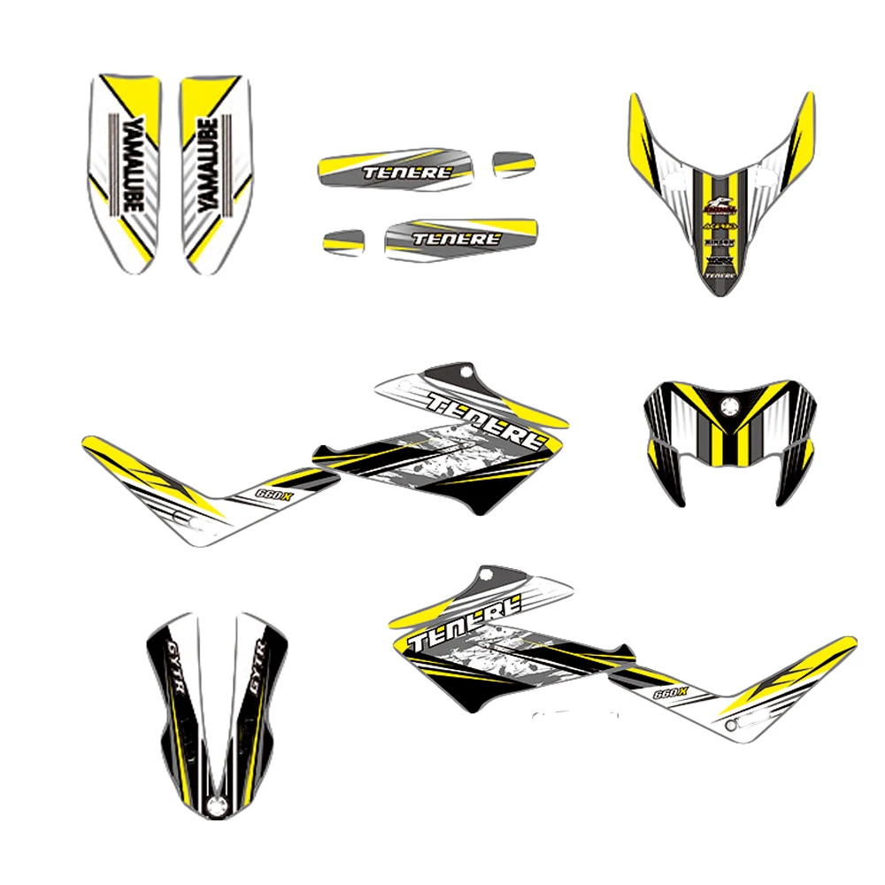 3M-Complete-Graphic-Decal-Sticker-Kit-DECO-Dekor-For-Yamaha-XT660X-XTX ...