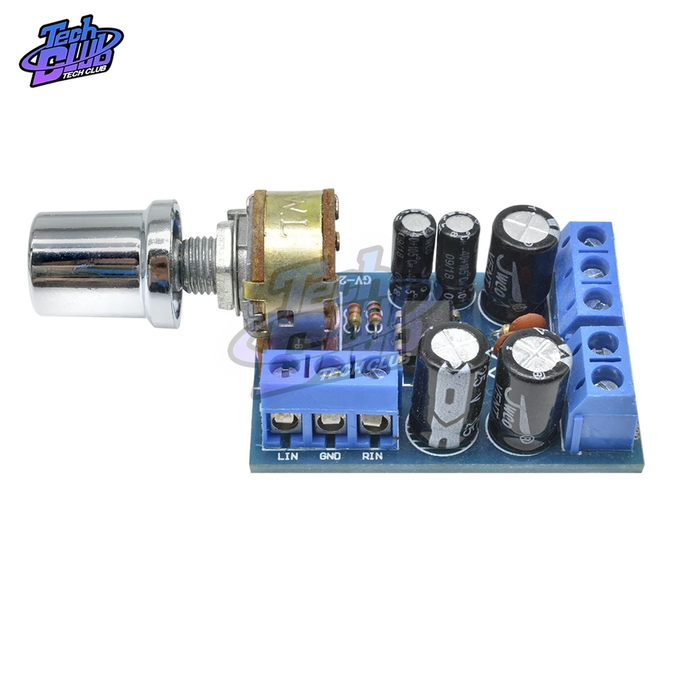 Mini Amp Audio Stereo 2 Canali Modulo Amplificatore Audio Mini Stereo ...