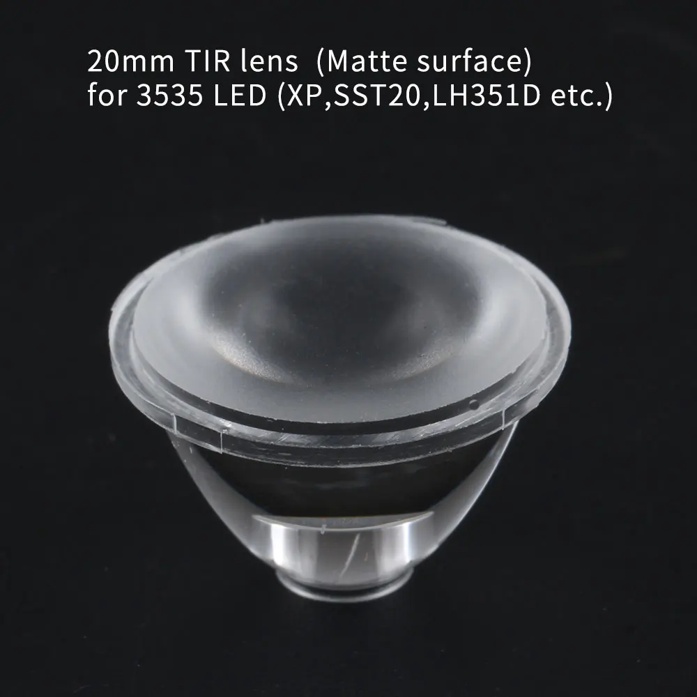 15/30/38/45/85 Degree 20mm Tir Lens ,matte Surface, For 3535 Led (xp ...