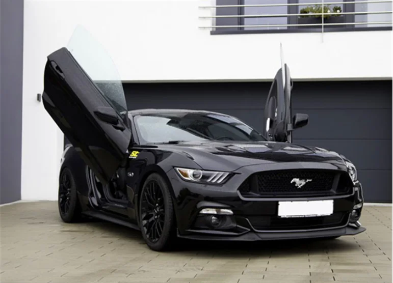 Mustang With Butterfly Doors