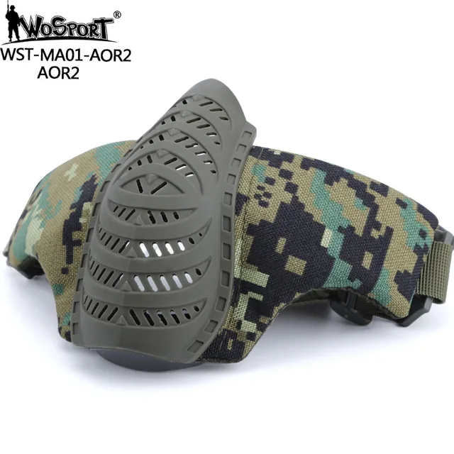Outdoor Sports Airsoft Paintball Mask Impact Resistance Hunting ...