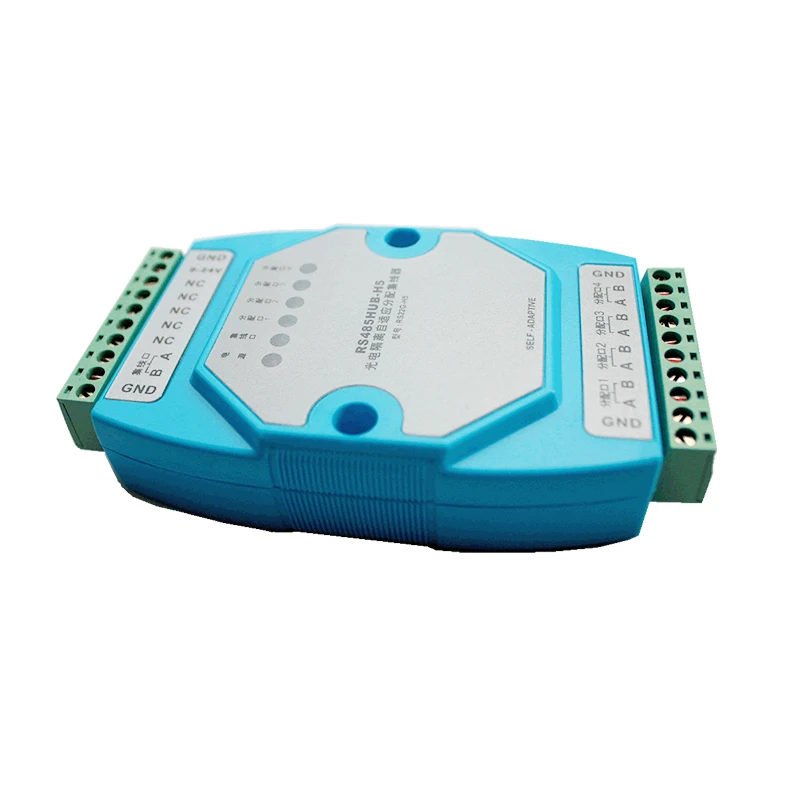 Industrial optical isolated 4 Port RS485 hub splitter repeater 1500W ...