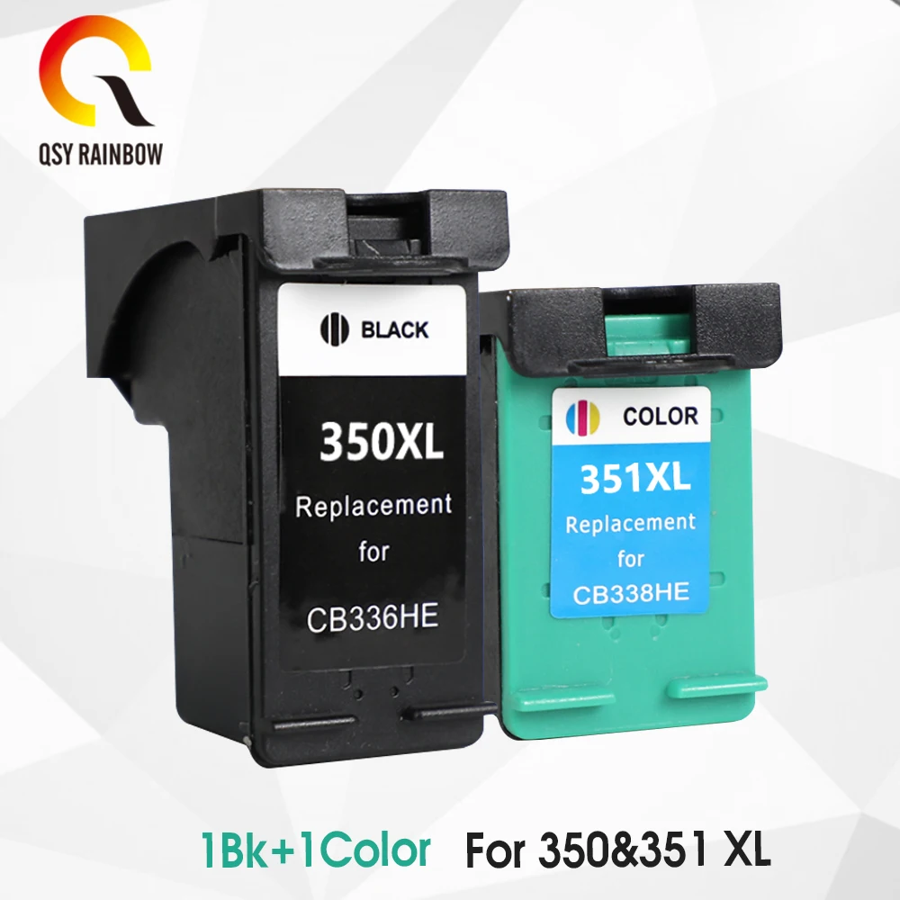 QSYRAINBOW Remanufactured 350XL Cartridge Replacement for HP 350 351 ...