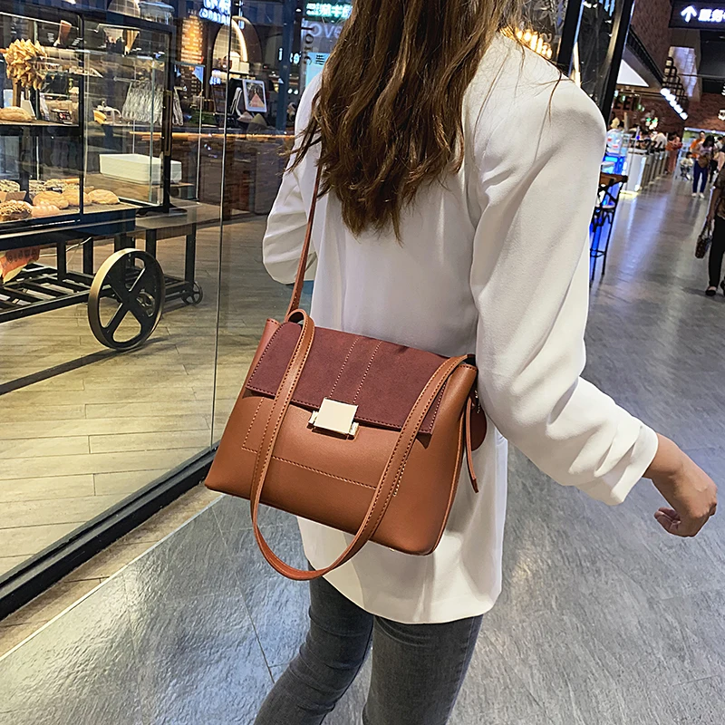 Fashion Scrub Leather Crossbody Bags For Women 2019 Shoulder Messenger ...