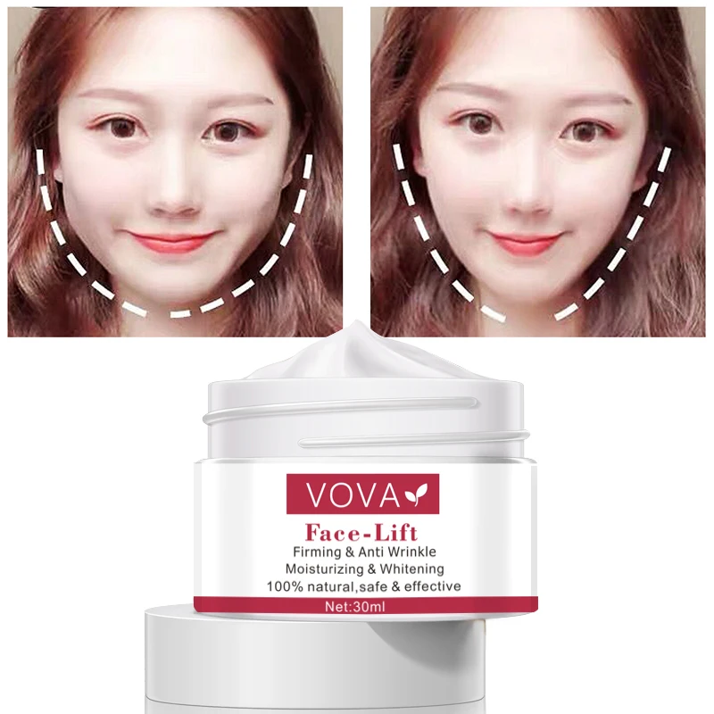 페이스 리프트 크림 화이트닝 프리 클 크림 슬리밍 페이스 리프팅 퍼밍 마사지 크림 안티 에이징 모이스춰 라이징 뷰티 스킨 케어