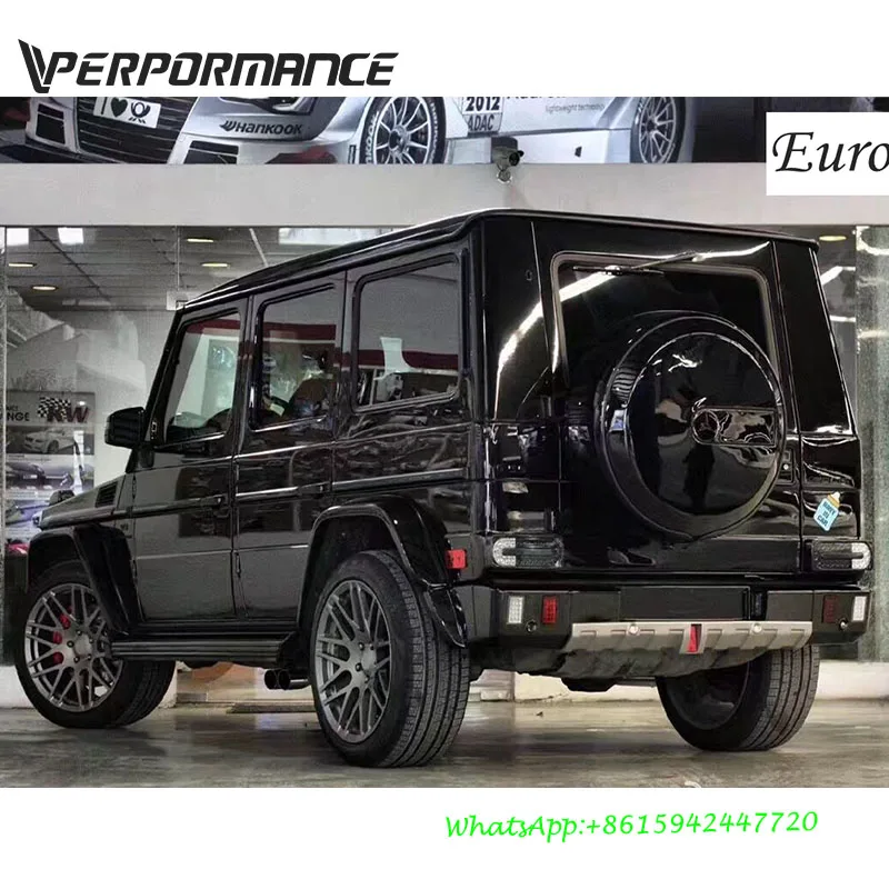 PU 일반 리어 범퍼 바디 키트, W463, G500, G550, G55, G63 to B 디자인|범퍼| - AliExpress