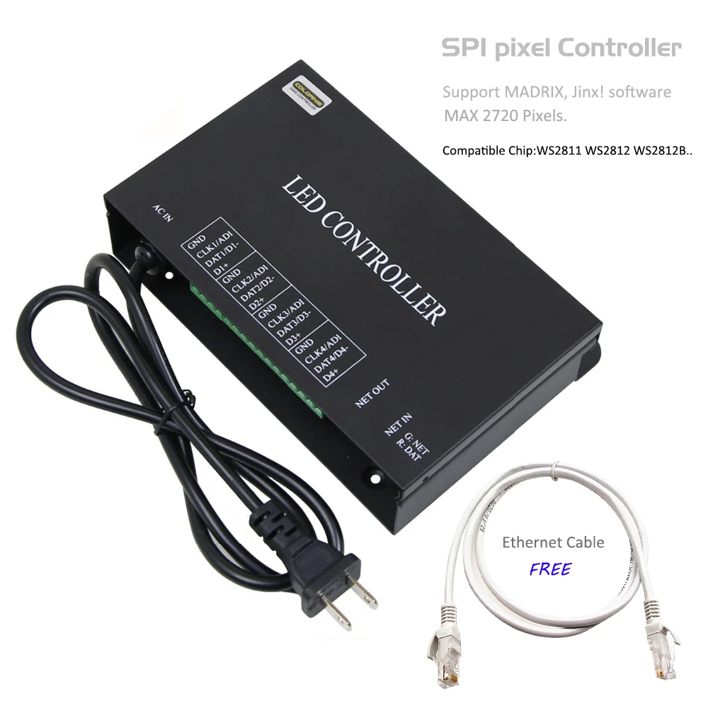 Artnet Eternet To Spi Pixel Controller 4 Ports 4096 Pixels H802ra ...