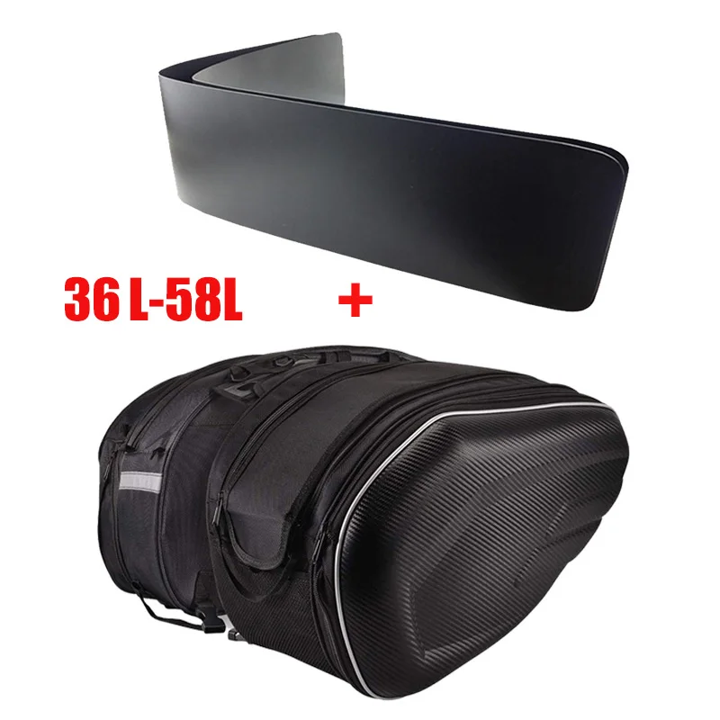 2PCS Universal fit Motorcycle Pannier Bags Luggage Saddle Bags Side ...