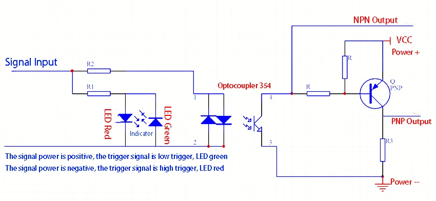 8-16 CHE Optocoupler Isolation Module Board NPN PNP Dual Output NPN to ...