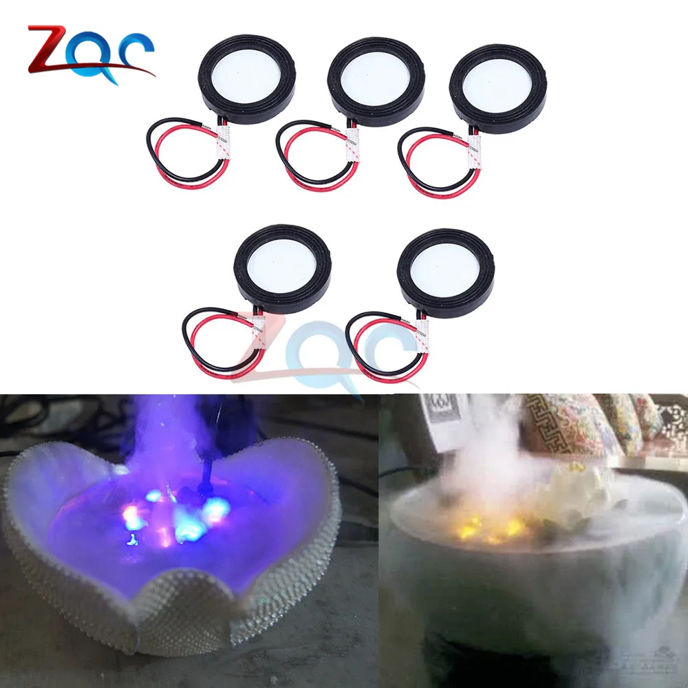 5pcs 25mm Ultrasonic Mist Maker Fogger Ceramic Discs for Humidifier ...