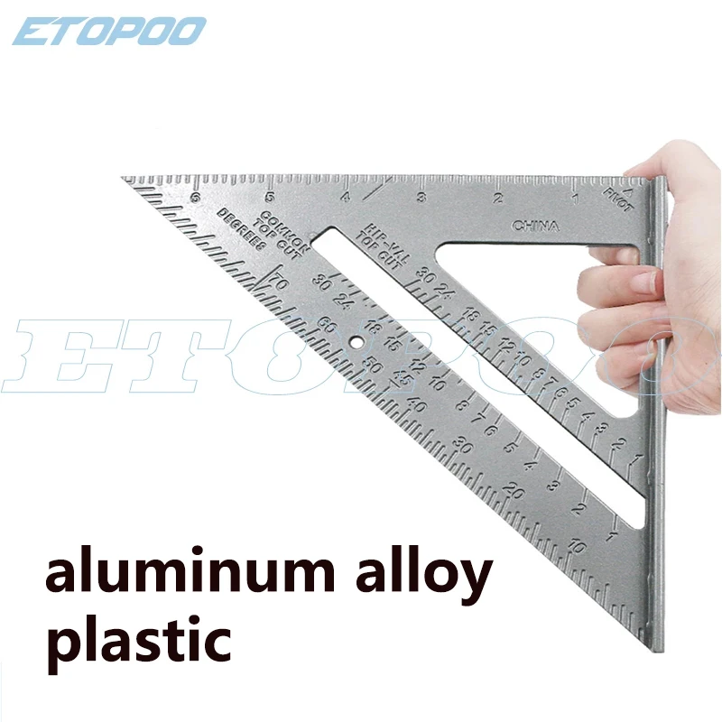 Triangle Ruler Speed Square Protractor | Square Triangle Ruler Tools ...