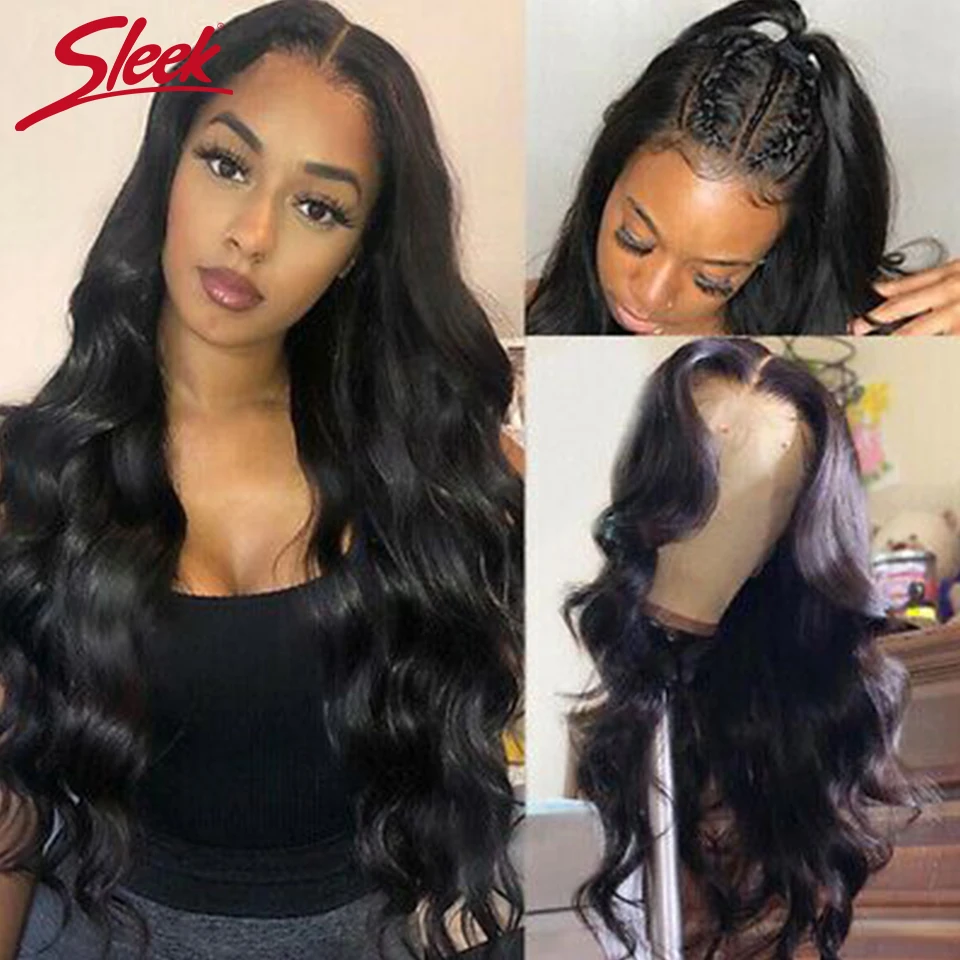 Peluca de cabello humano ondulado con encaje Frontal para mujer, pelo ...