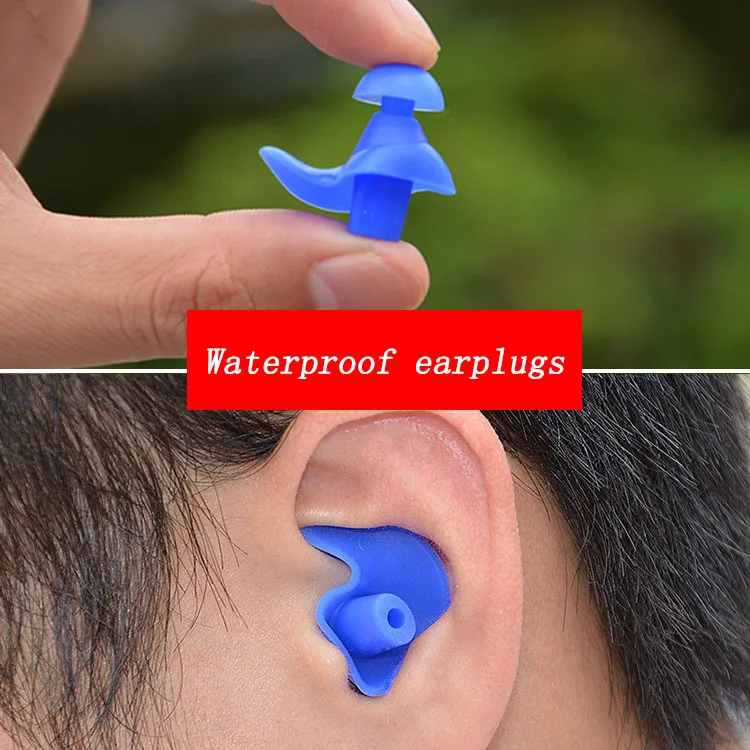 Soft Earplugs Silicone Waterproof Earplug Dust-Proof Ear Environmental ...