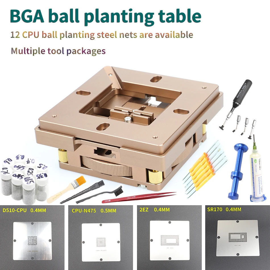Bga Ball Planting Table 80/90 General Fixture With Magnetic Automatic ...