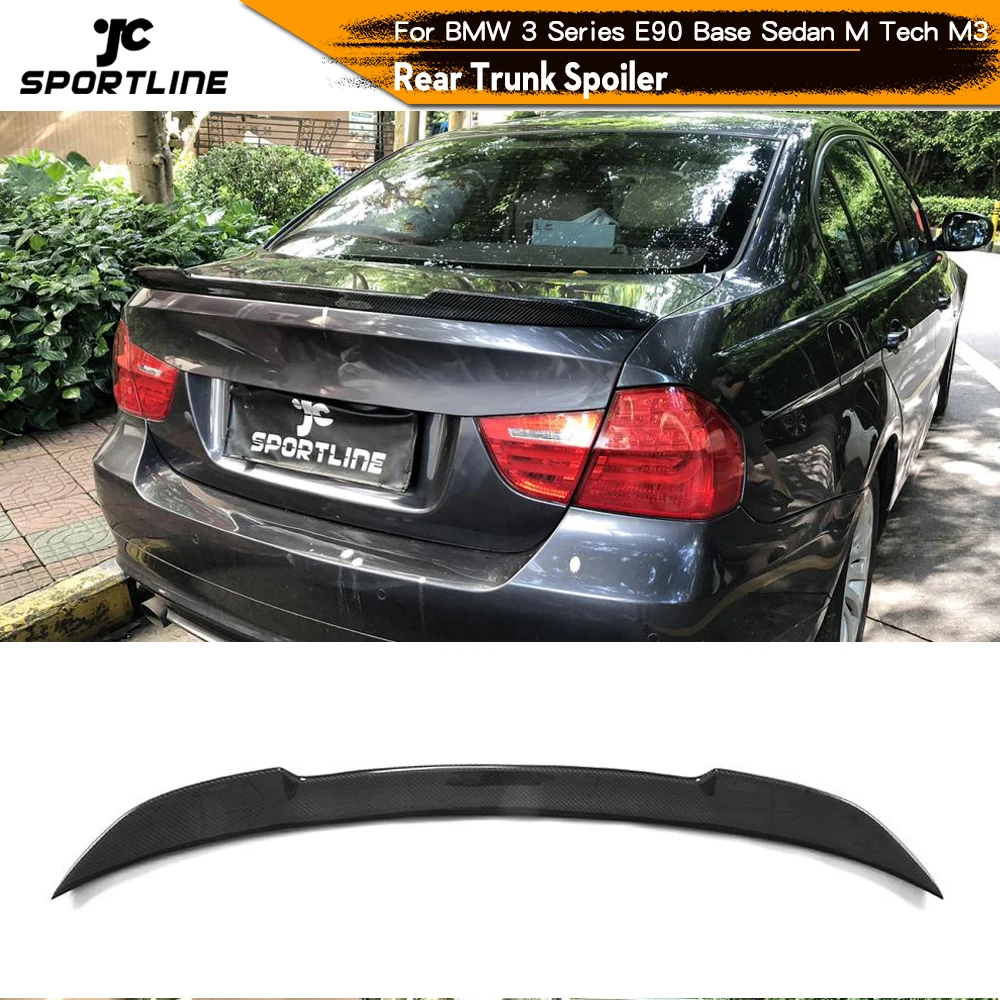 Carbon Fiber Rear Trunk Spoiler Boot Wing Lip For Bmw 3 Series E90 Base ...