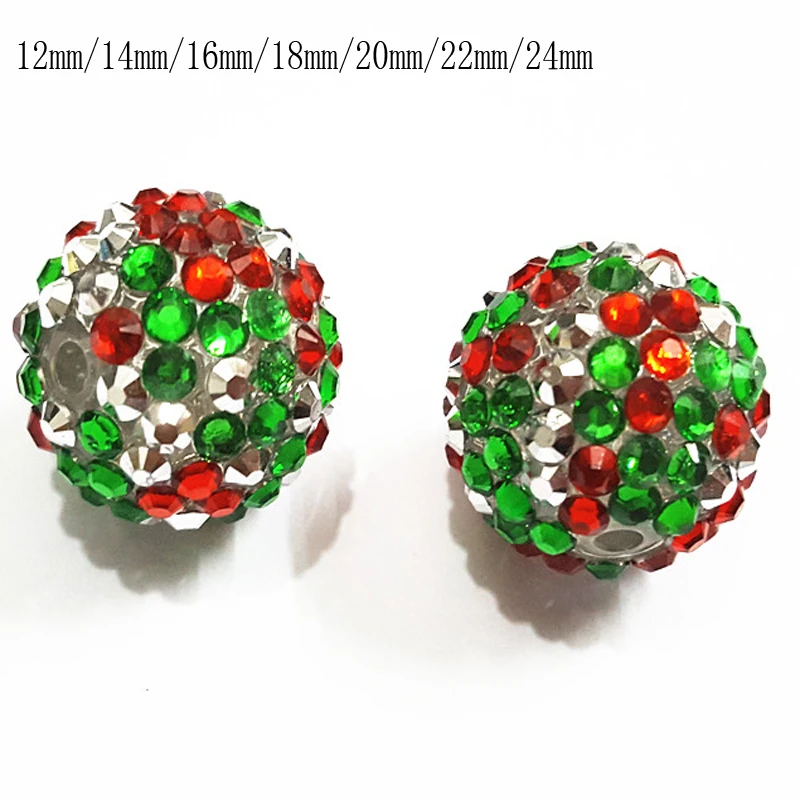 12mm-14mm-16mm-18mm-20mm-22mm-24mm-Red-Green-Silver-Mixed-Resin ...