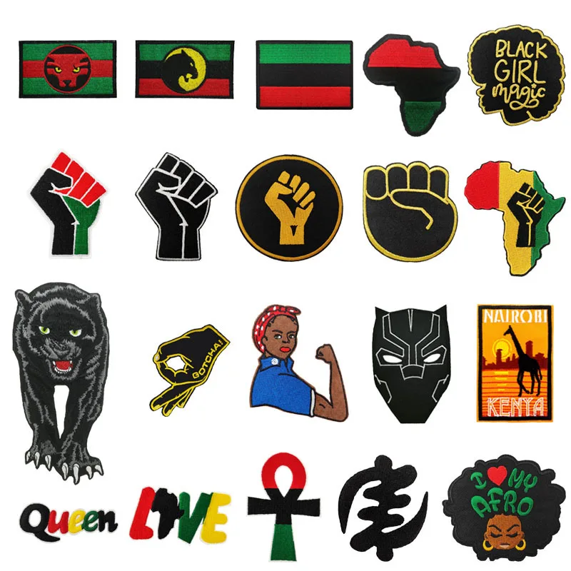 Black-Lives-Matter-Anti-Racist-Embroidered-iron-on-Patch-I-can-t ...