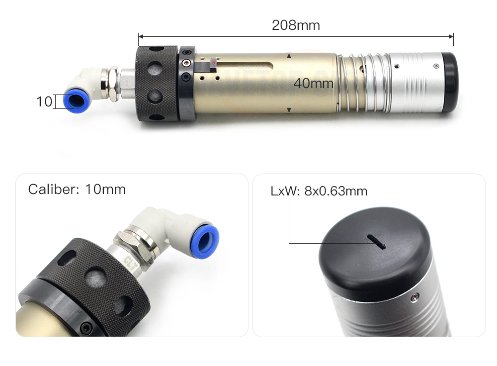 WaveTopSig CNC Pneumatic Oscillating Vibrating Knife Tool Vibrating K ...