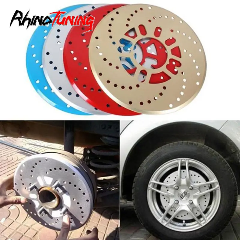 1pc Automotive Wheel Brake Disc Cover Decorative Sheet Aluminum Alloy ...