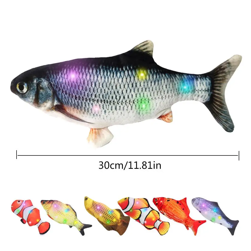 Glowing Dancing Singing Fish Cat's Toy - GenieUs Shop