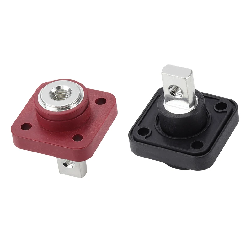 2pcs-Red-and-Black-Through-Wall-Wiring-Terminal-Automotive-Photovoltaic ...